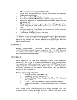 Pengurusan sistem fail | PDF