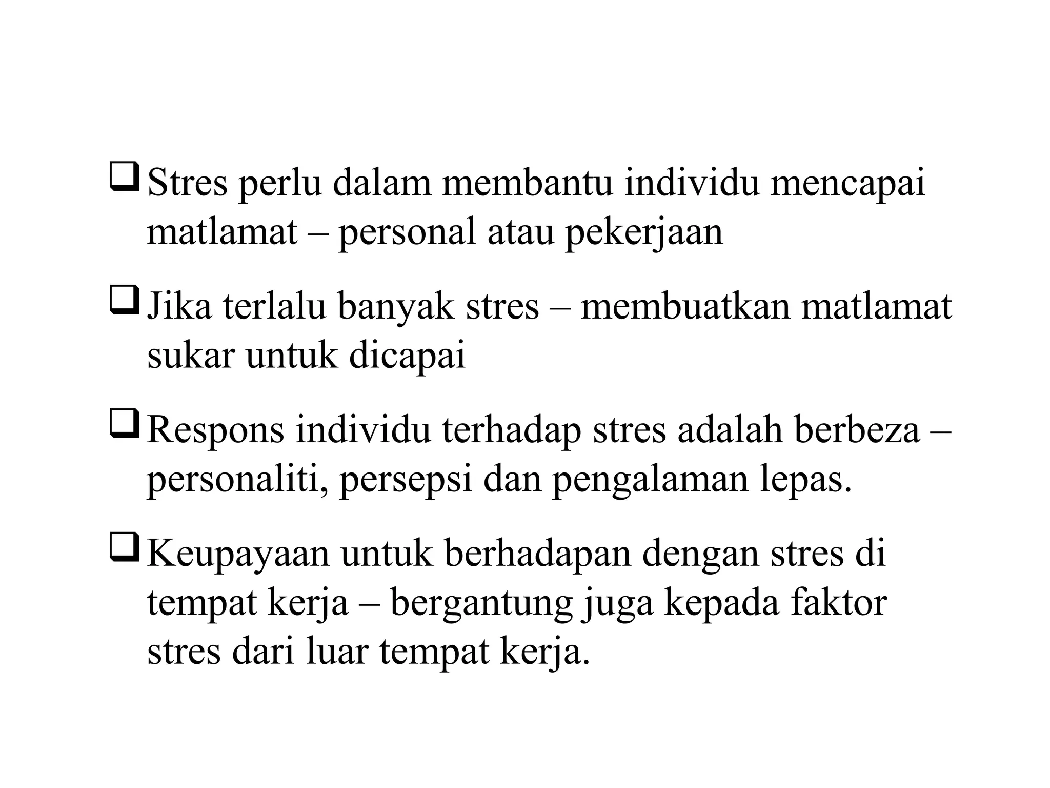 Pengurusan Stres | PPT