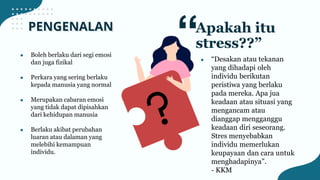 Pengurusan Stress / Stress Management | PPTX