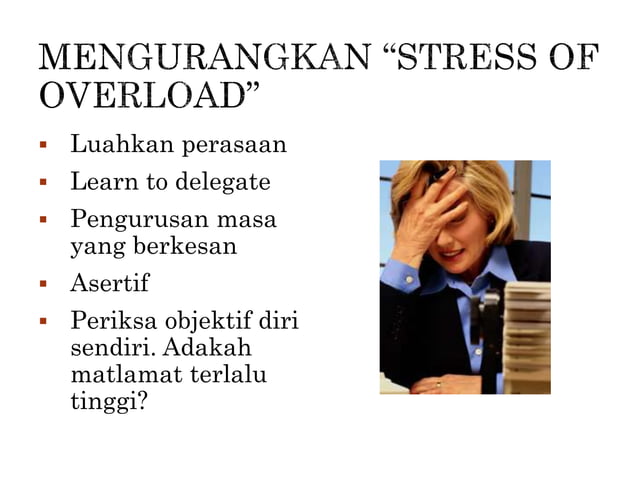Pengurusan stress dan kesihatan mental | PPTX | Lung and Respiratory ...
