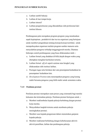 Pengurusan sumber manusia | PDF