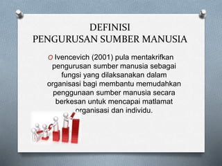 Pengurusan Sumber Manusia | PPTX