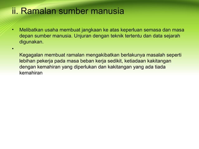 Pengurusan sumber manusia | PPT