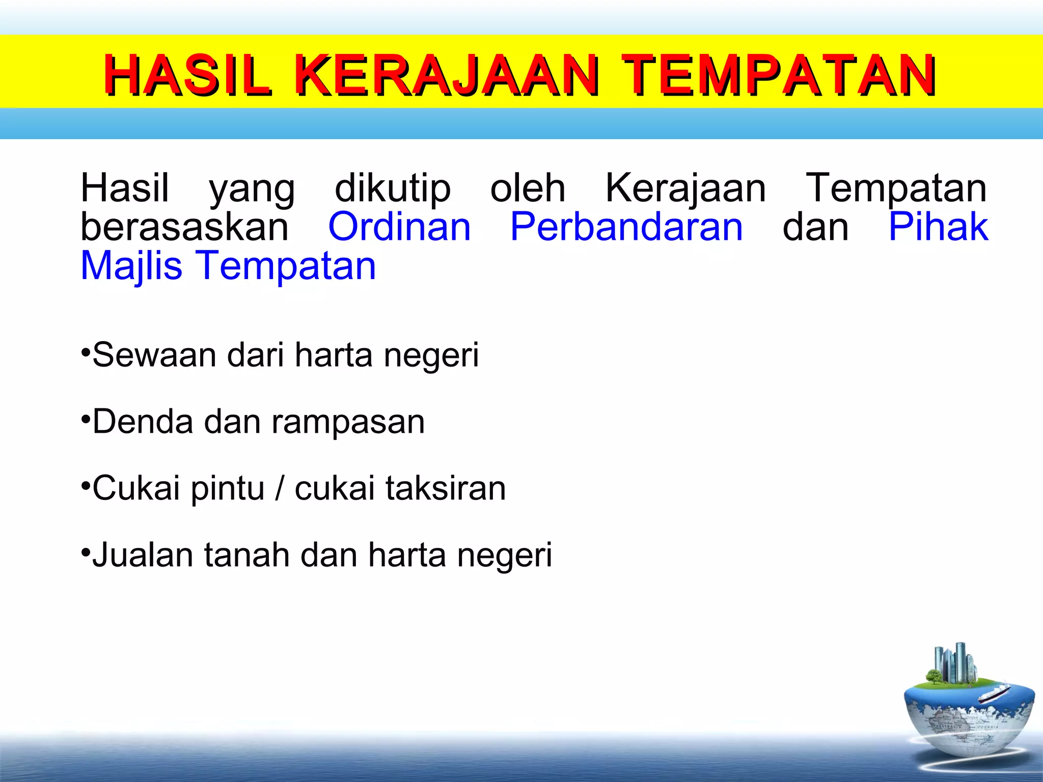 Pengurusan Terimaan Hasil Kerajaan | PPT
