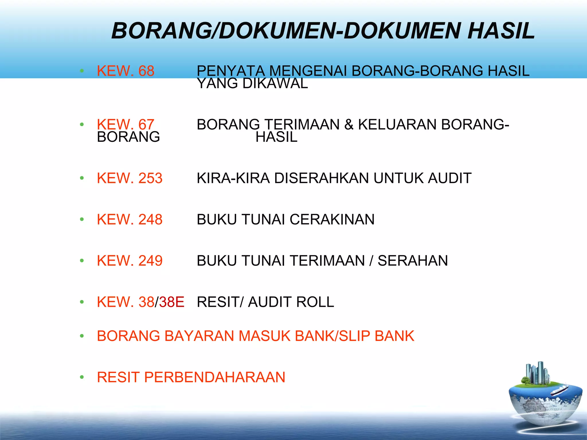 Pengurusan Terimaan Hasil Kerajaan | PPT