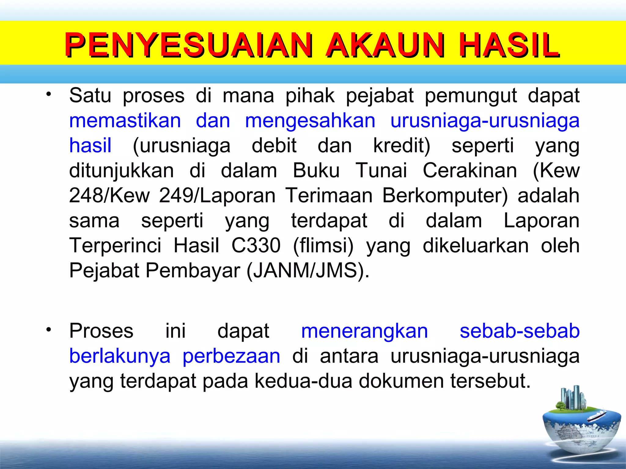 Pengurusan Terimaan Hasil Kerajaan | PPT