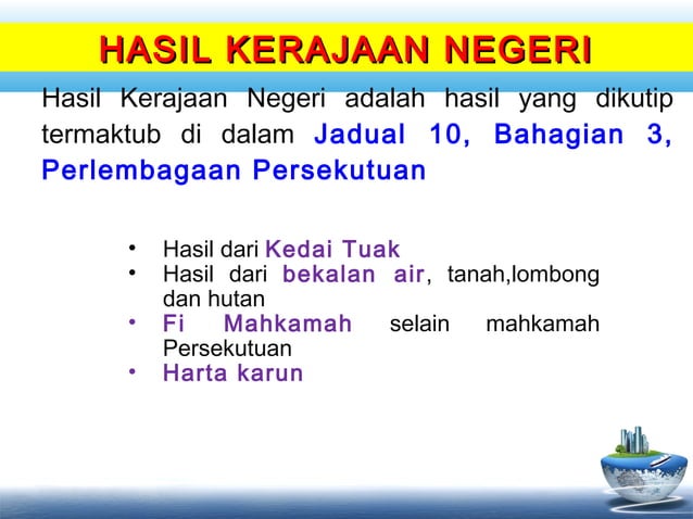Pengurusan Terimaan Hasil Kerajaan | PPT