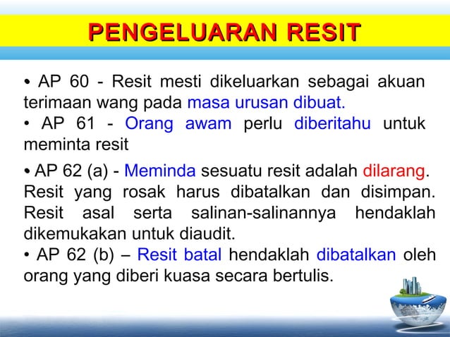 Pengurusan Terimaan Hasil Kerajaan | PPT