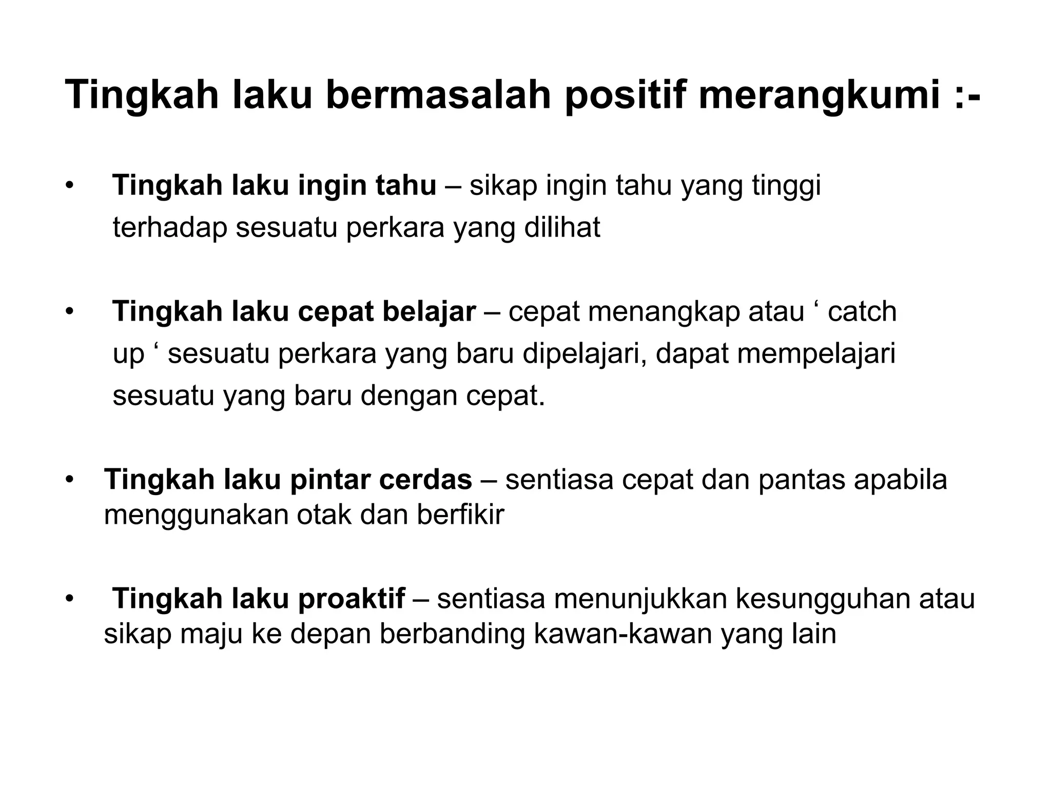 Pengurusan tingkah laku | PPTX