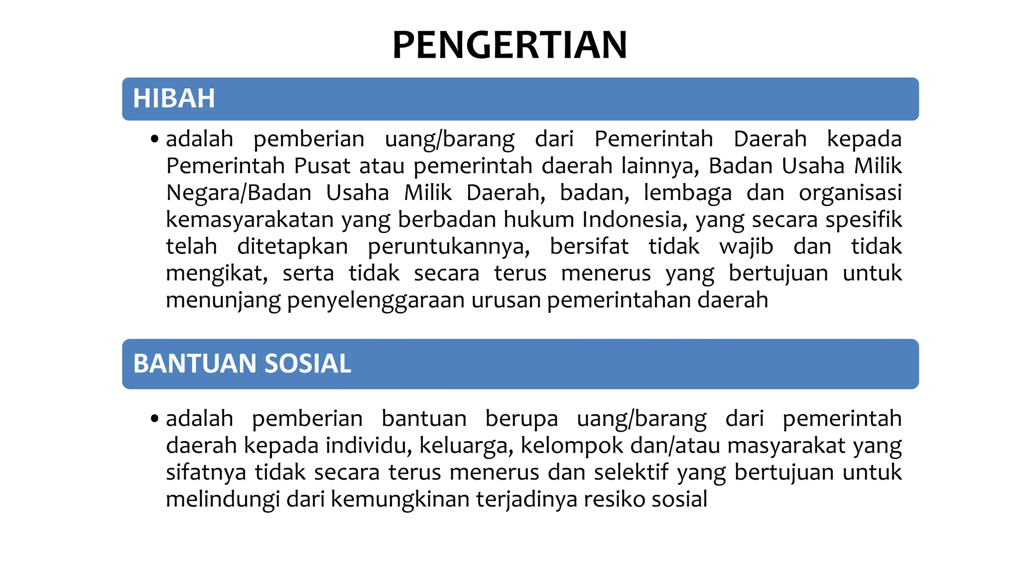 Tata Cara Mekanisme Pengusulan Hibah Bansos 2025 | PDF