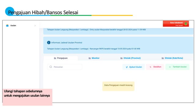 Tata Cara Mekanisme Pengusulan Hibah Bansos 2025 | PDF