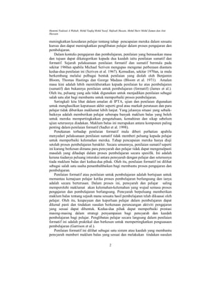 Peniaian formatif | PDF