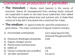 Penicclin production | PPT