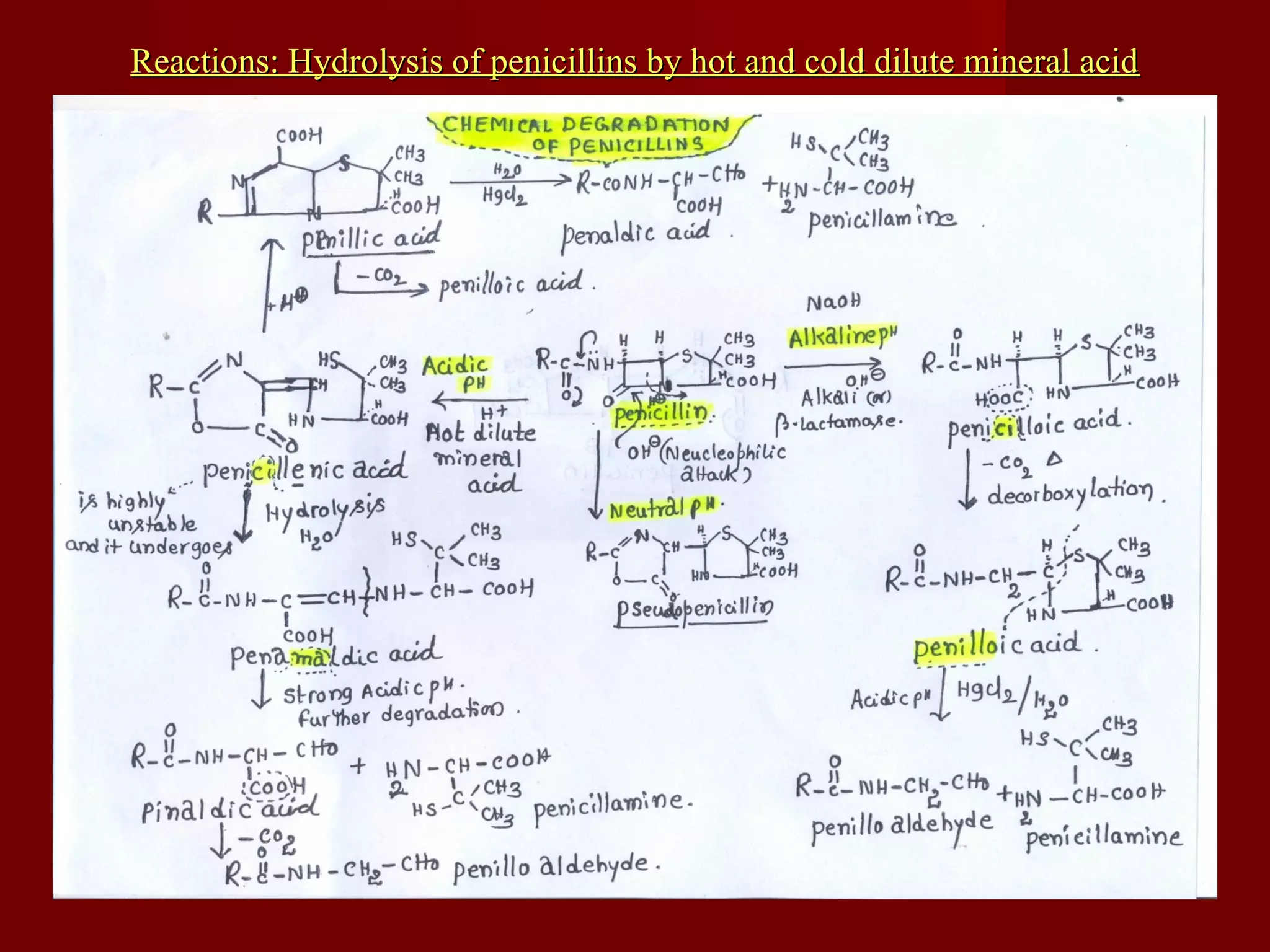 penicillins - power point - History,mechanism of action,classification ...