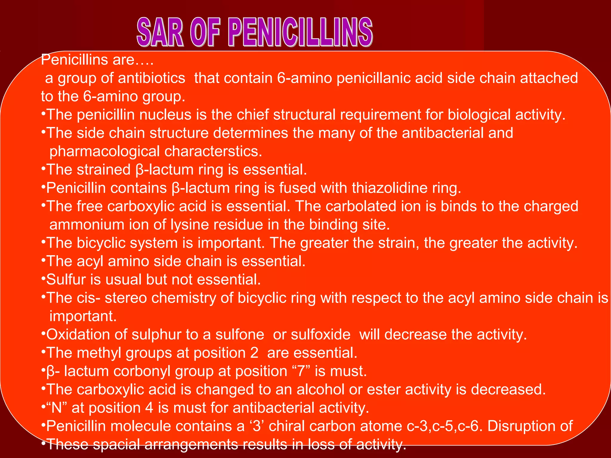 penicillins - power point - History,mechanism of action,classification ...