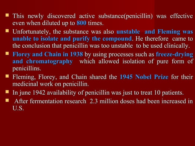 penicillins - power point - History,mechanism of action,classification ...