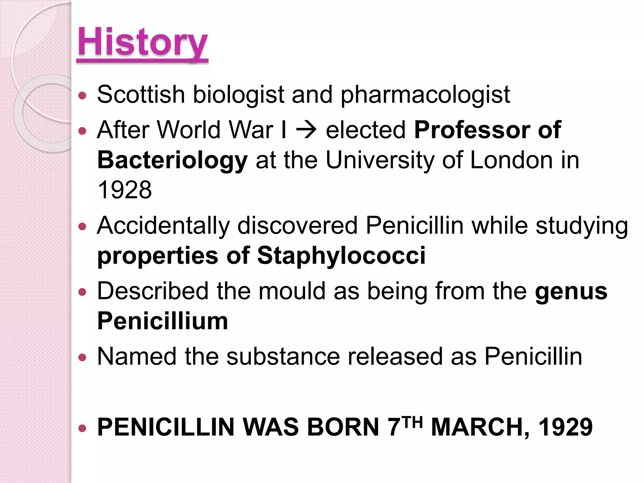 Penicillin | PPTX