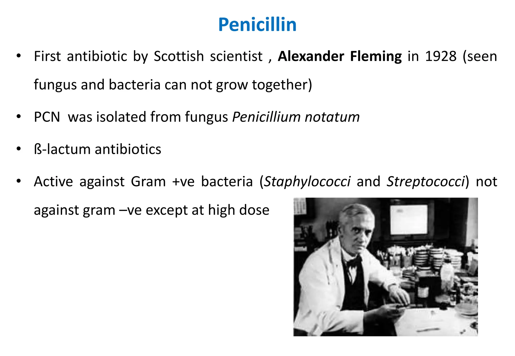 Medicinal chemistry Penicillin antibiotics | PPTX