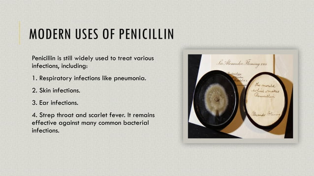 penicillin discovery and mechanism its types and future off the drug | PPT