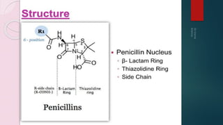 PENICILLIN PHARMACOLOGY MECHANISM OF ACTION | PPTX