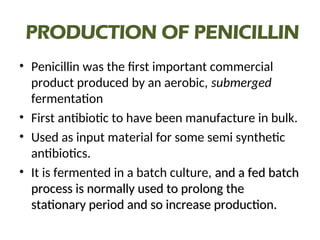 penicillin-fermentation.ppt biotechnoloy | PPT