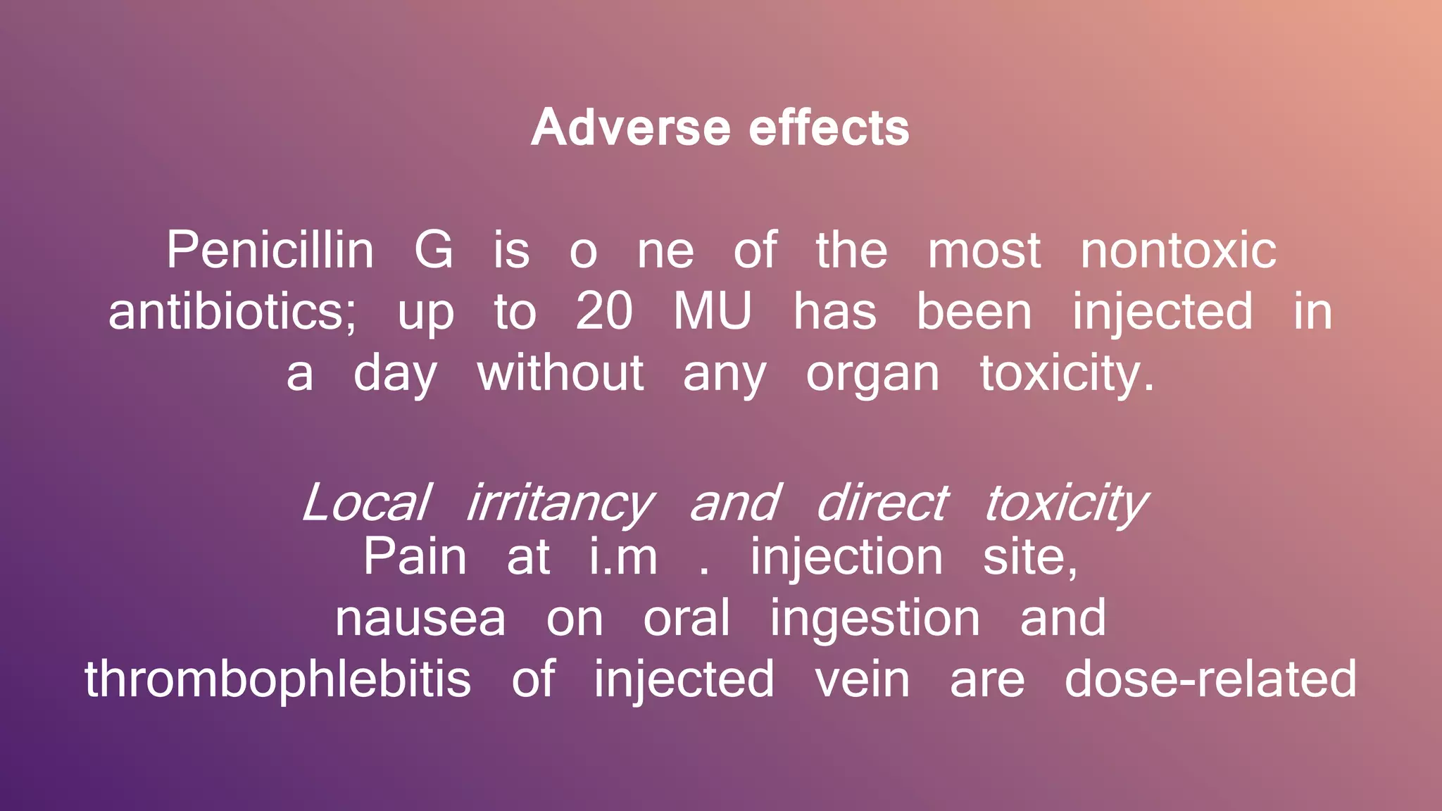 Pharmacology of Penicillin G | PPTX