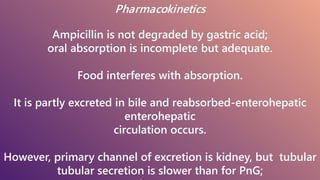 Pharmacology of Semi synthetic Penicillins | PPTX
