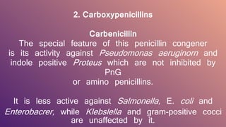 Pharmacology of Semi synthetic Penicillins | PPTX