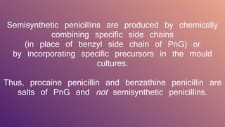 Pharmacology of Semi synthetic Penicillins | PPTX