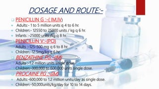 Penicillin | PPTX | Infectious Diseases | Diseases and Conditions