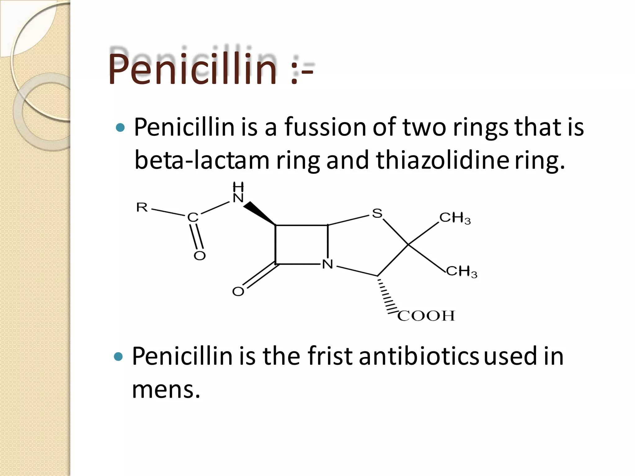 Penicillin Antibiotic Chemistry | PDF
