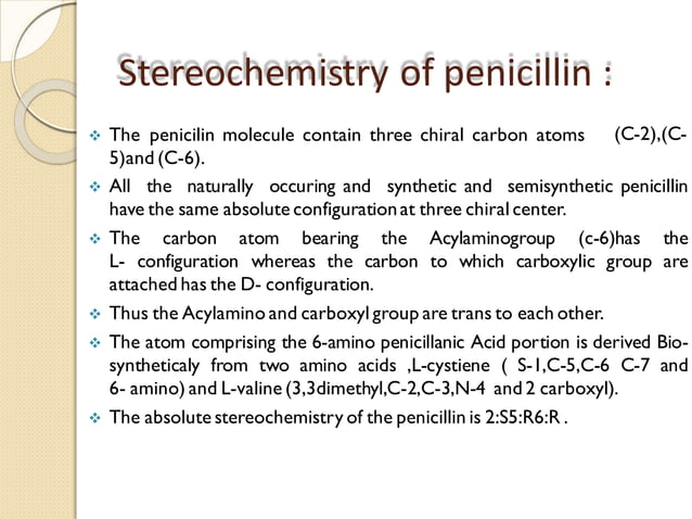 Penicillin Antibiotic Chemistry | PDF | Pharmaceutical Drugs | Medical ...