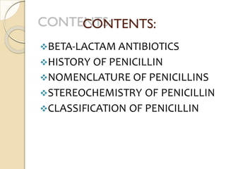 Penicillin Antibiotic Chemistry | PDF