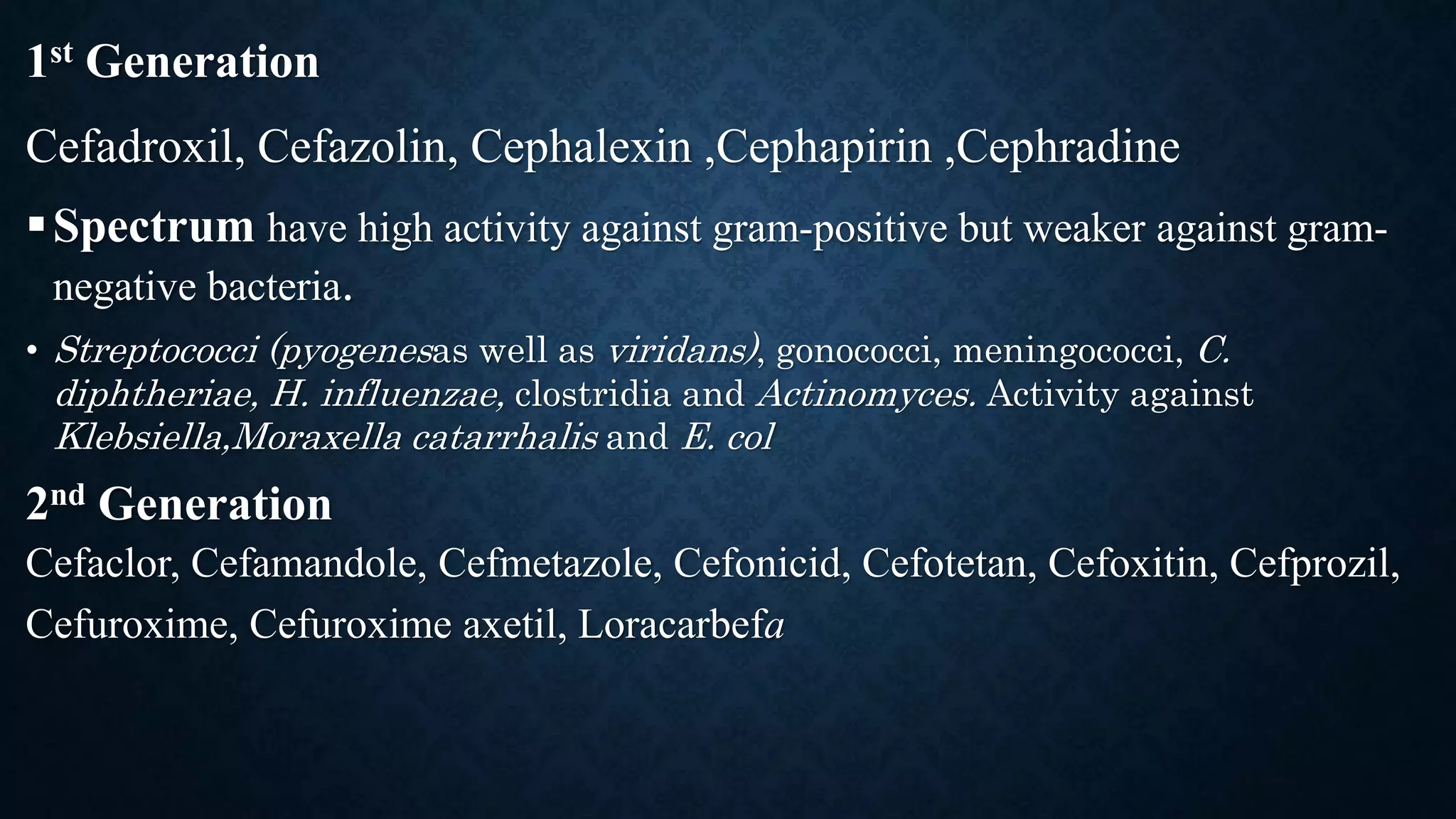 Penicilline and cephalosporin | PPTX