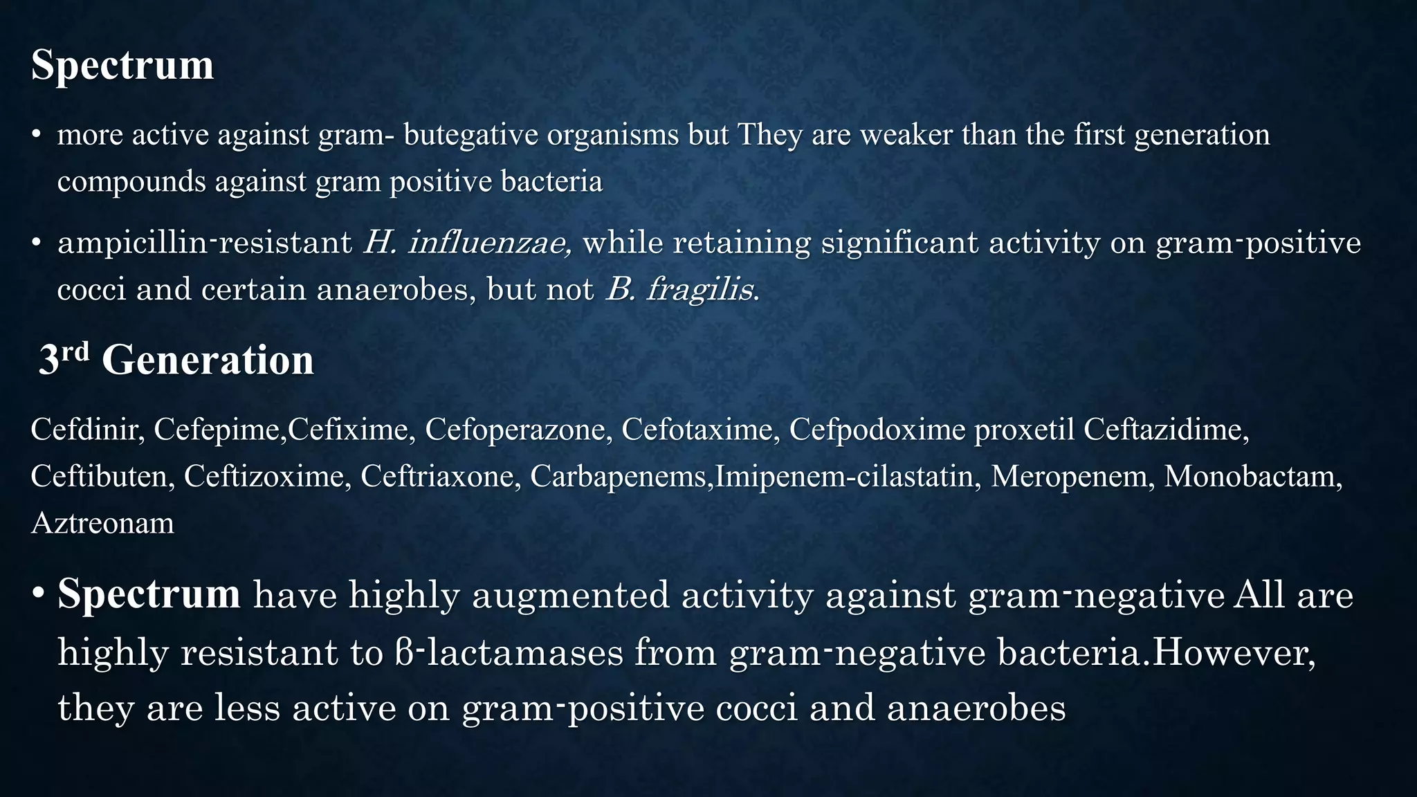 Penicilline and cephalosporin | PPTX