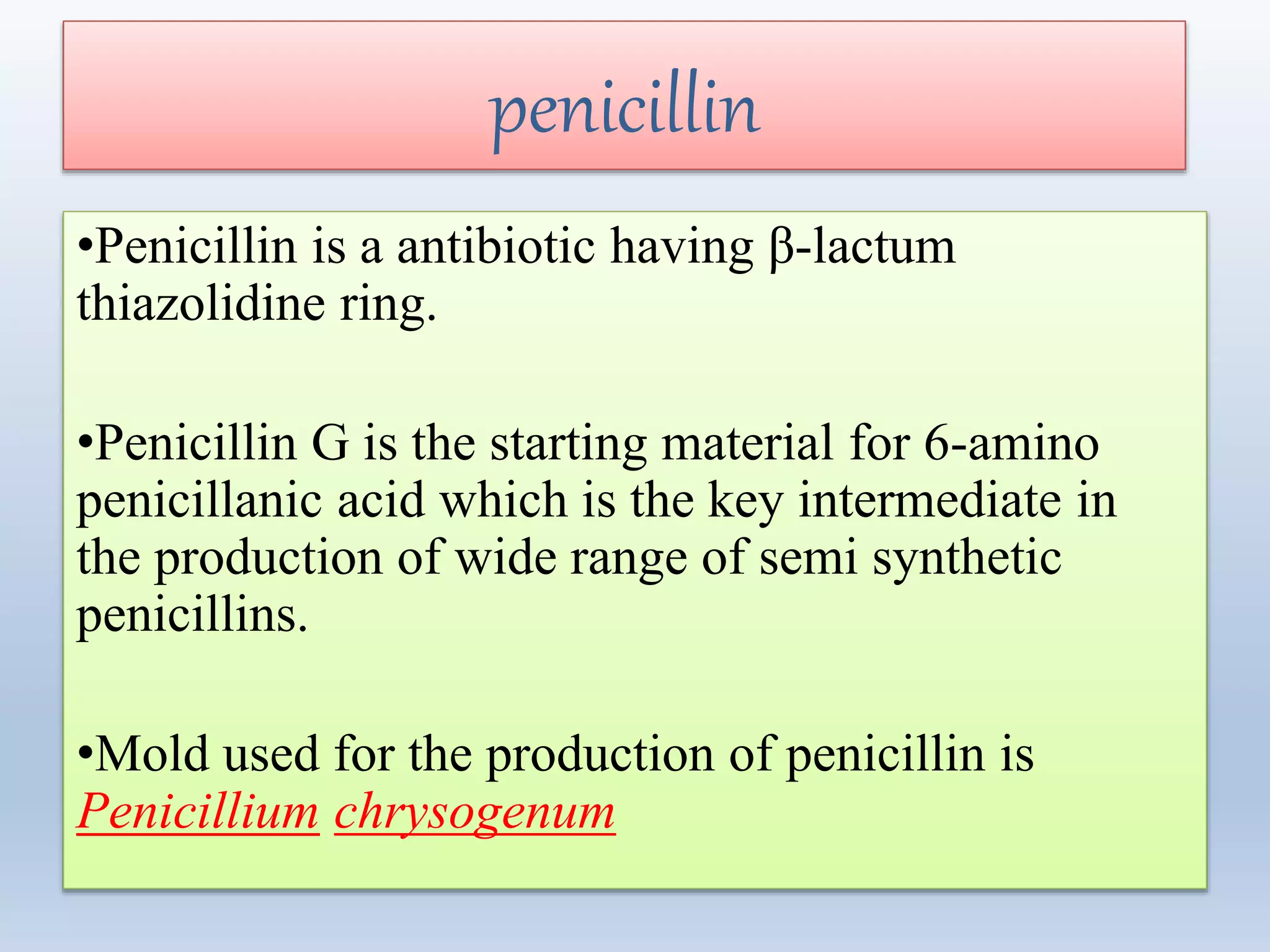 Penicillin fermentation- Pharmaceutical Microbiology | PPTX
