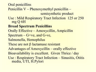 penicillin G antibiotics and beta lactam antibiotic | PPT