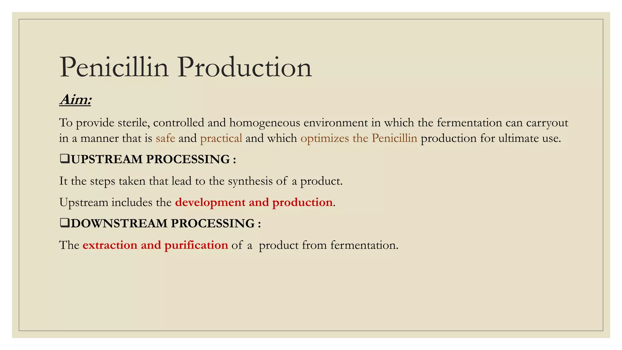Fed-Batch fermentation for the Production of penicillin G from ...