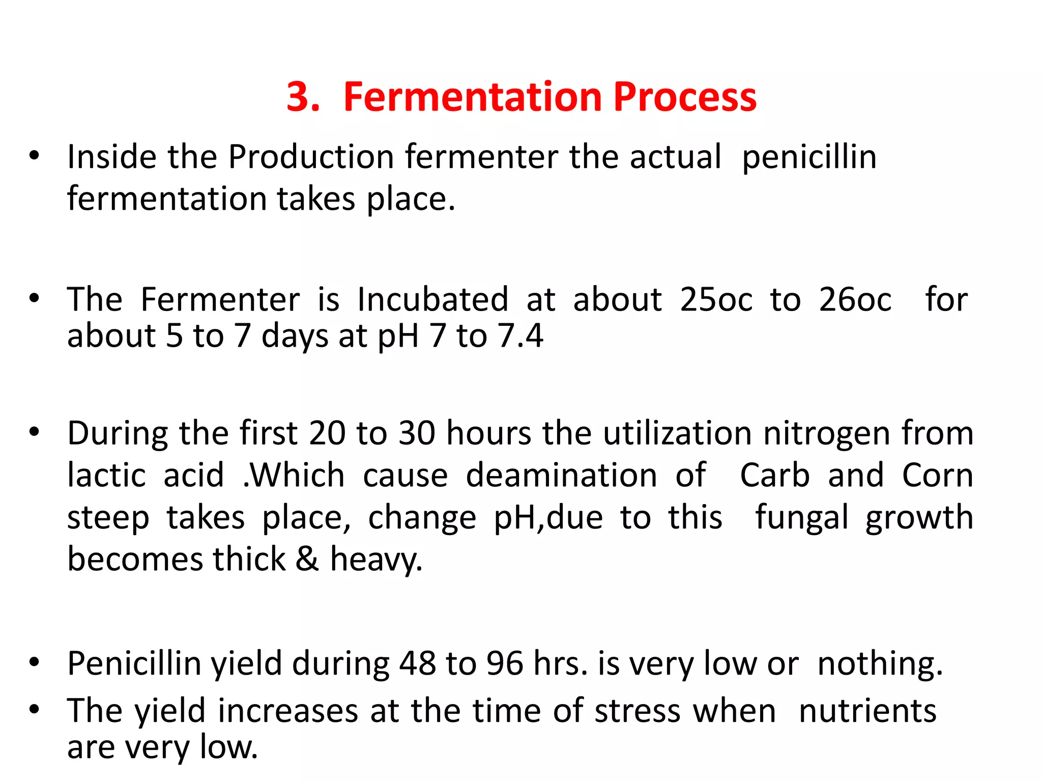 Penicillin production fermentation | PDF