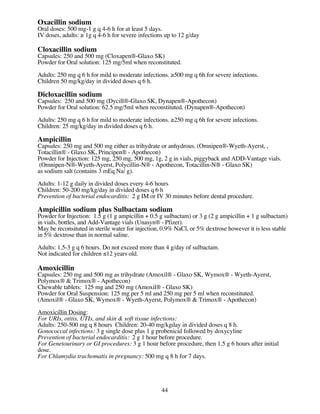 Penicillins | PDF | Infectious Diseases | Diseases and Conditions