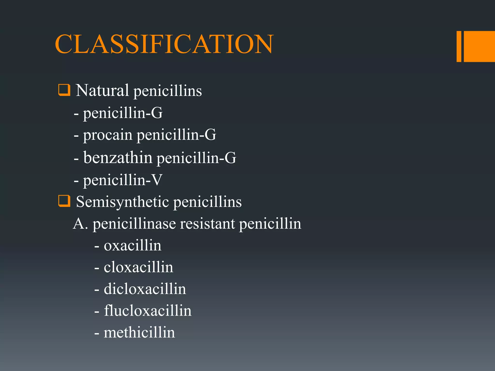 Penicillins | PPTX