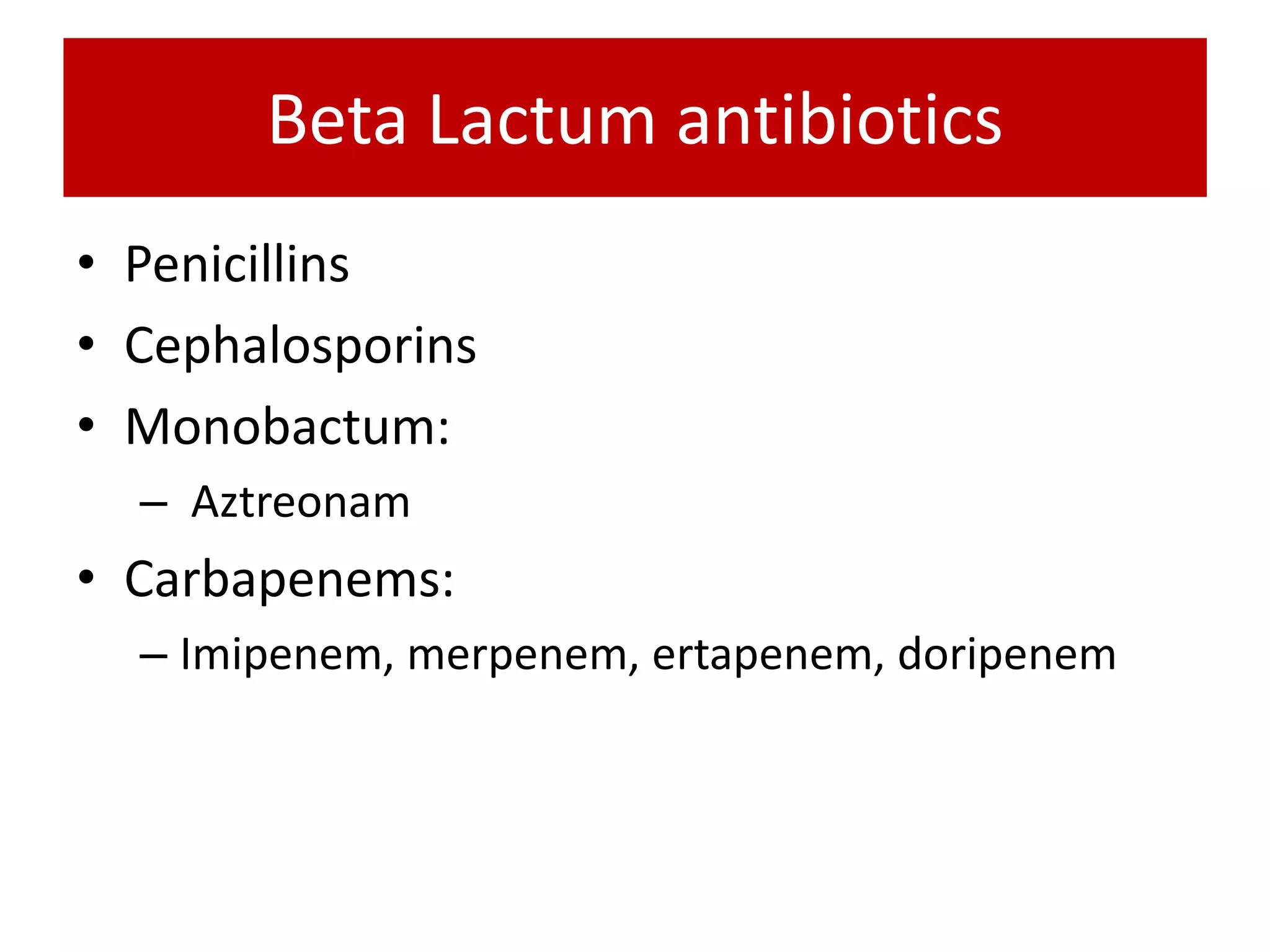Penicillins | PPTX