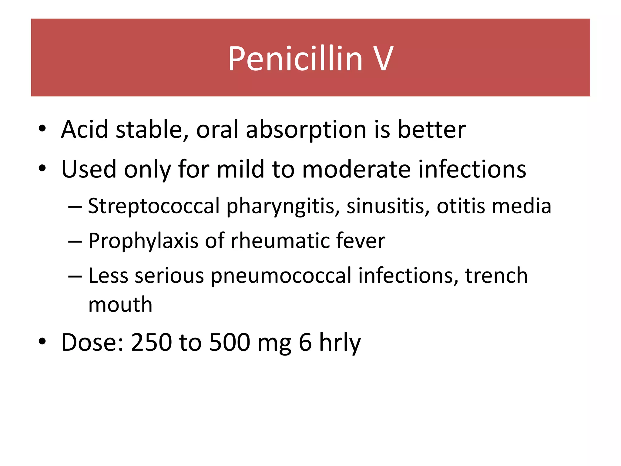 Penicillins | PPTX