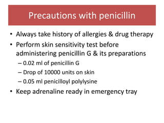 Penicillins | PPTX
