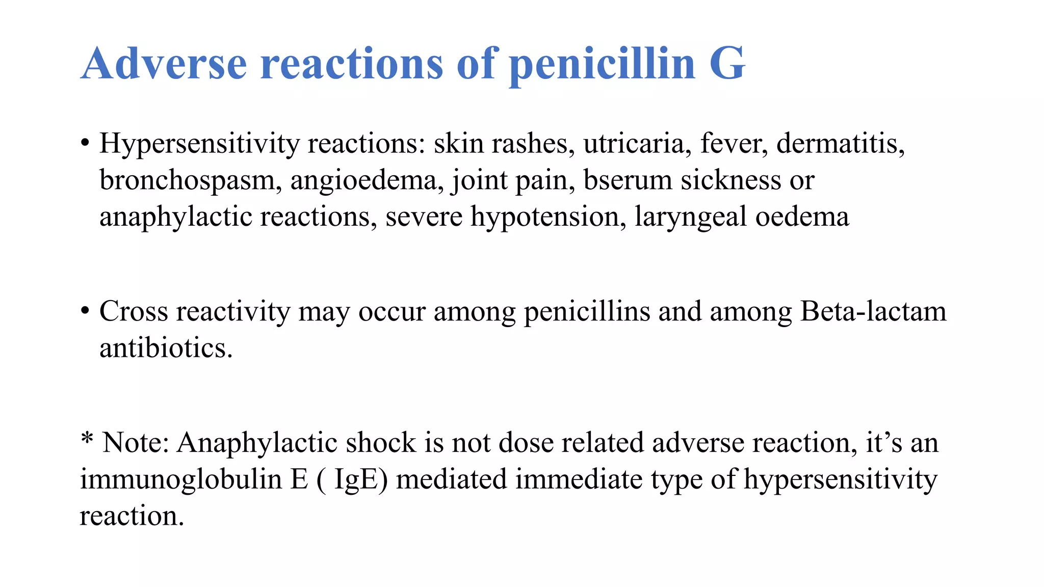 Pharmacology of penicillins | PPTX
