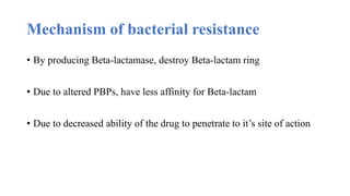 Pharmacology of penicillins | PPTX