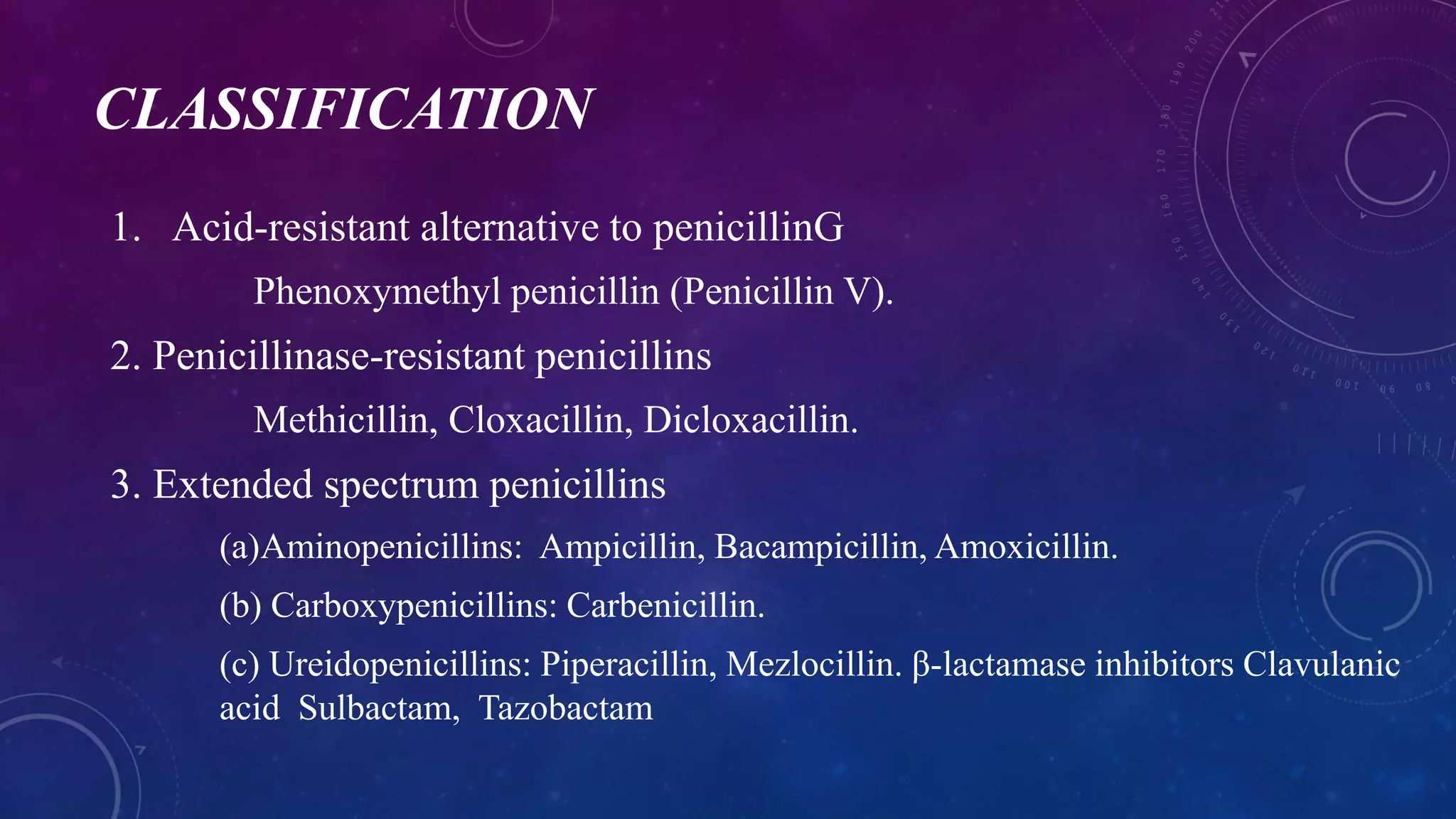 Penicillins Pharmacology | PPTX