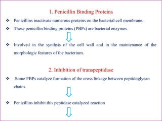 Penicillins- Mechanism of action, Antimicrobial spectrum ...