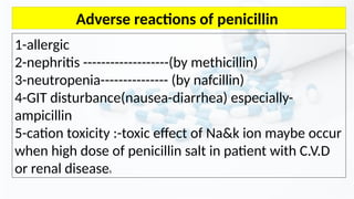 Penicillins and vancomycin antibiotics .ppt | Ear, Nose and Throat ...