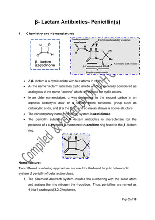 Penicillins by Dr M H Ghante.pdf
